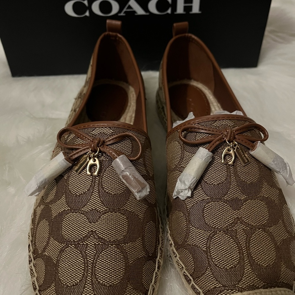 Coach Carson Espadrille Shoe: Signature Jacquard : Co… - Gem
